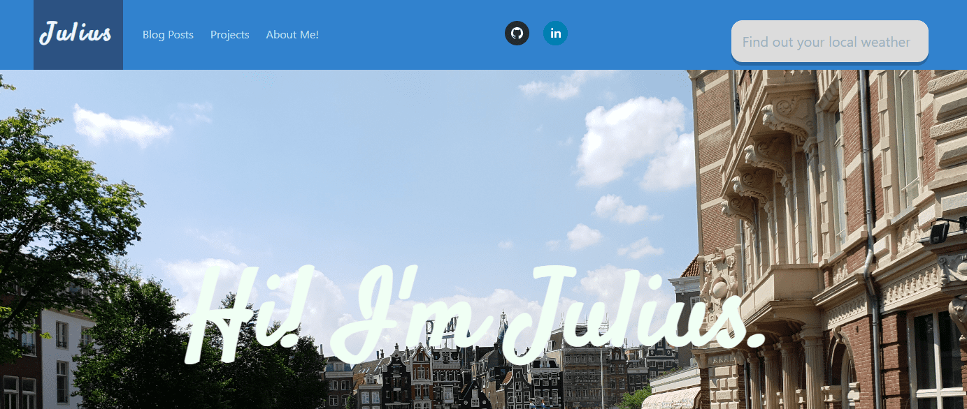 Julius Alamarvdashti | Full Stack Developer Student